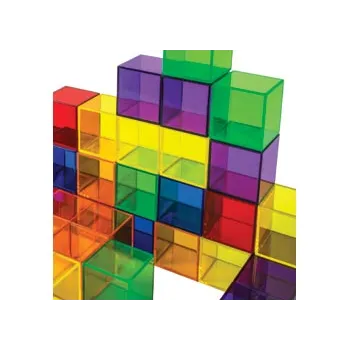 Teachables - Transparent Coloured Blocks - 60 Pieces - MTA Catalogue
