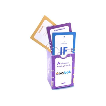 Water-resistant advanced coding cards - Set of 100