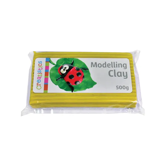Creatistics Modelling Clay - Yellow 500g Pack