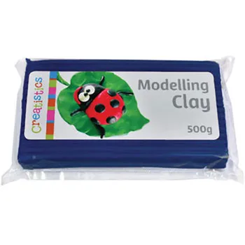 Creatistics Modelling Clay - Dark Blue 500g Pack