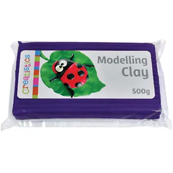 Creatistics Modelling Clay - Purple 500g Pack