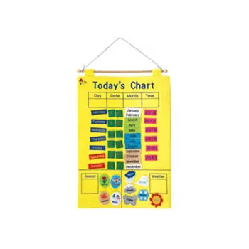 Today’s Felt Wall Chart – Daily Calendar & Weather
