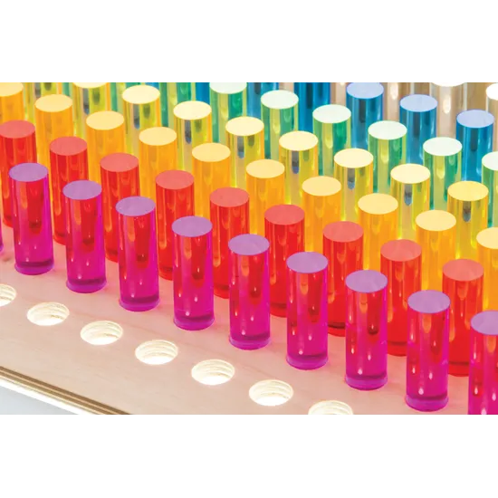 Colored Plastic Cylinders