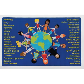 Children of the World Welcome Mat