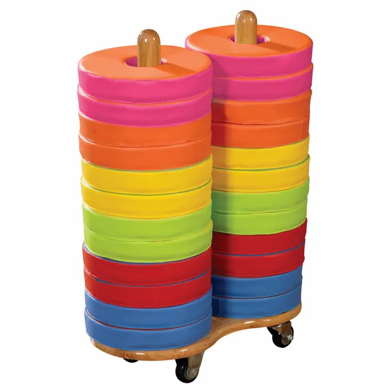 Kit for Kids Donut Cushions and Trolley - Set of 25
