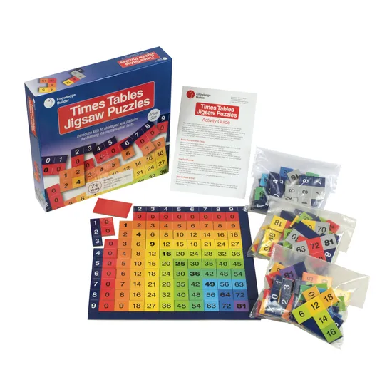 Times Tables Jigsaw Puzzles – Multiplication Practice Set
