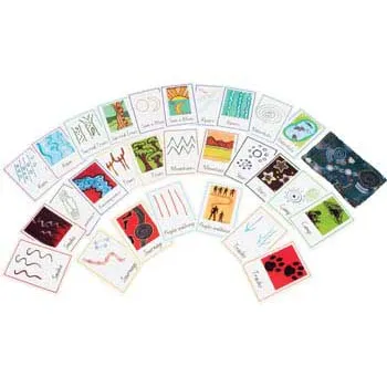 Aboriginal Symbol Cards - Pack of 29