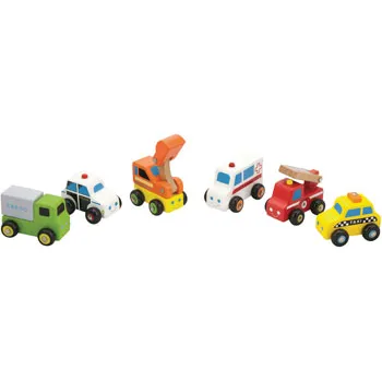 Mini Vehicle Set 6 Pieces