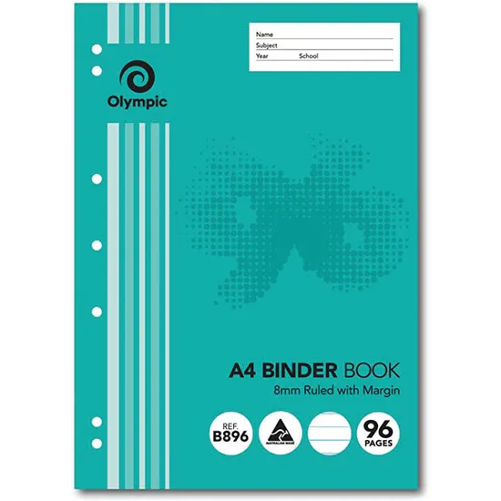 Olympic Binder Book A4 8 mm 96p