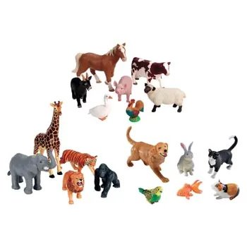 Jumbo Soft Animals Kit - 18 Pieces