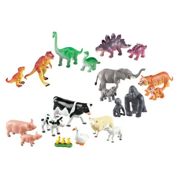 Jumbo Soft Animal Families - 20 Pieces