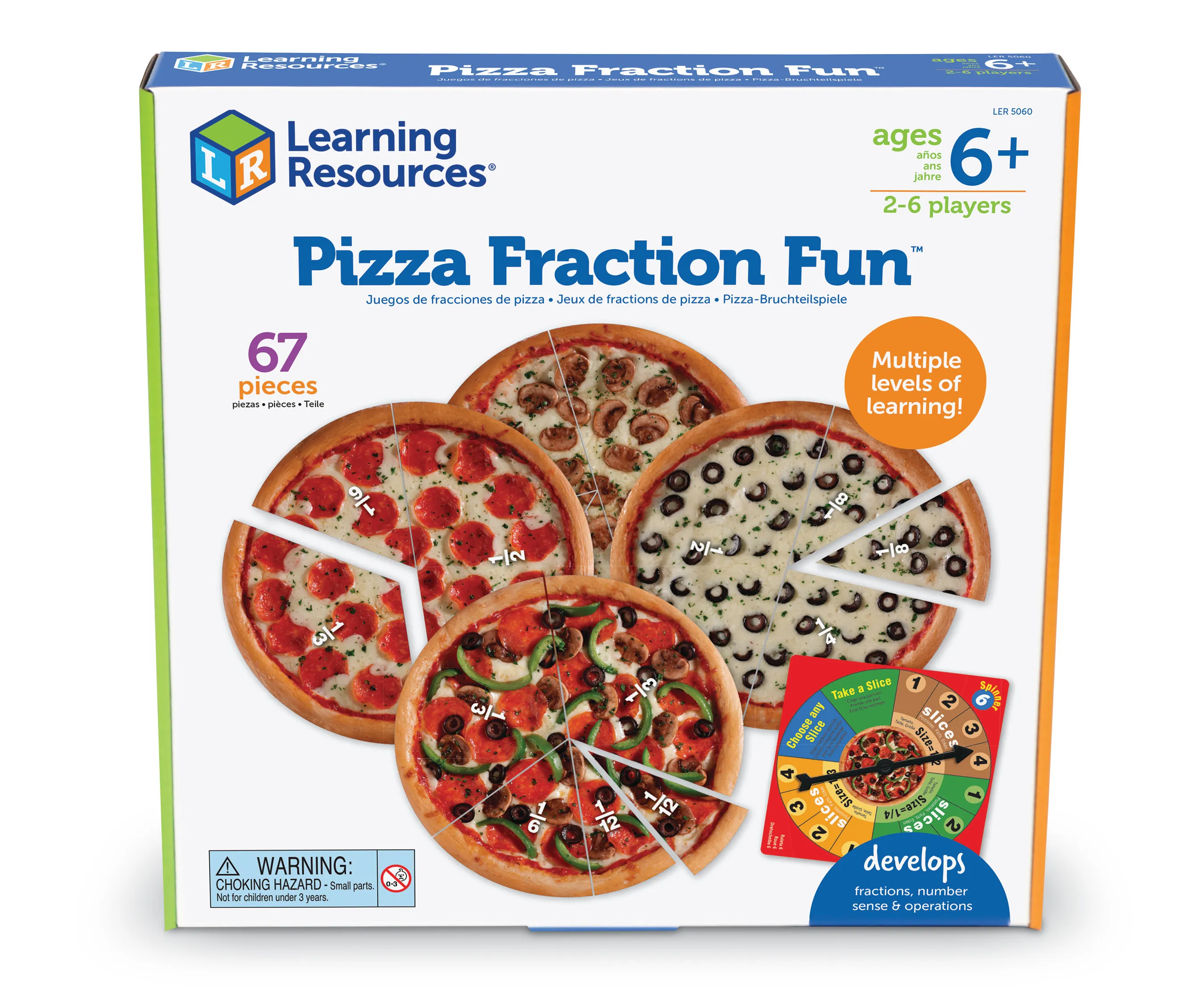 Pizza Fraction Game Printable