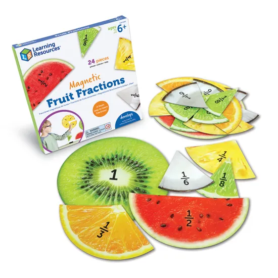 Magnetic Fruit Fractions – Visual Fraction Tools