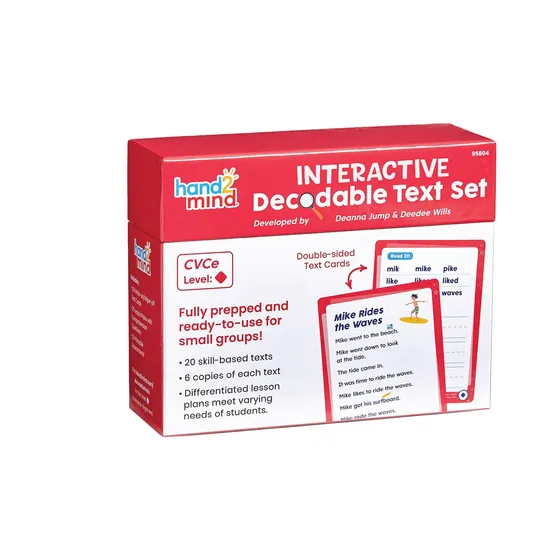 Interactive Decodable Text Set: CVCe Diamonds