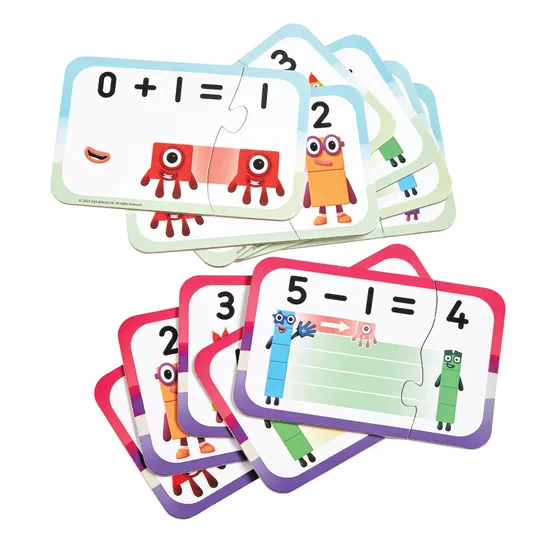 Numberblocks Adding and Subtracting Puzzle Set