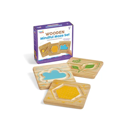 Wooden Mindful Maze Set