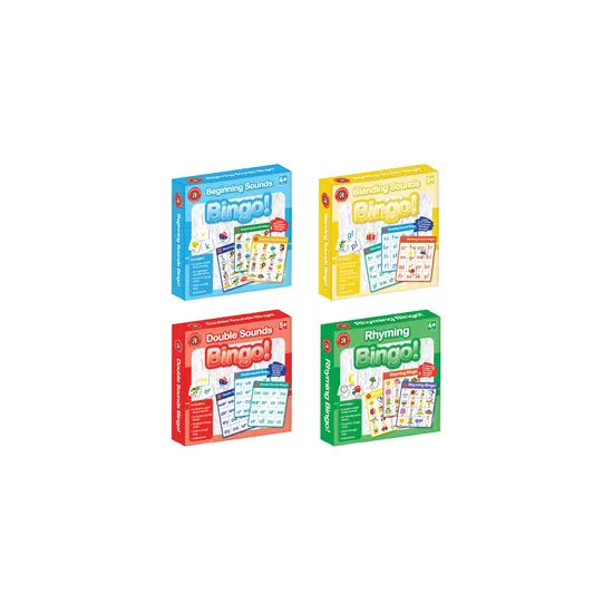 Literacy Bingo Pack of 4