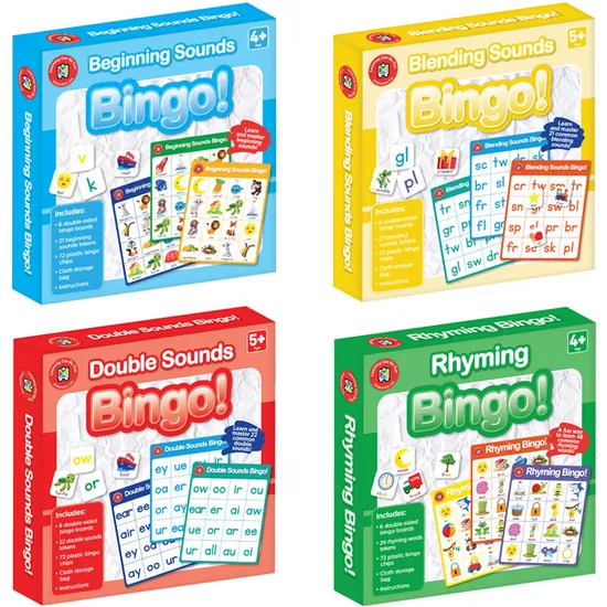 Literacy Bingo - Pack of 4