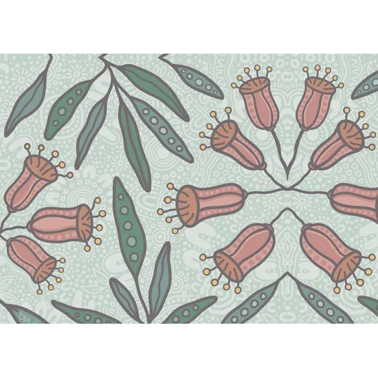 Gum Leaves Table Cloth - MTA Catalogue