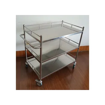Stainless Steel Lab Trolley