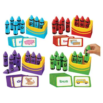 Letter Crayon Word Building Centre