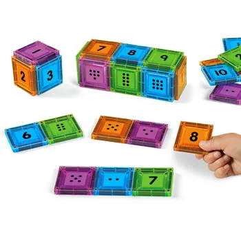 Double-sided Magnetic Number Tiles - 40 pc