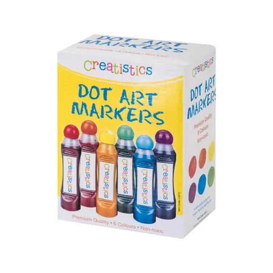 Creatistics Dot Art Markers – Pack of 6 - MTA Catalogue