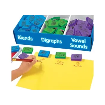 Lakeshore Learning Fill-In Phonics Stamps Set 2