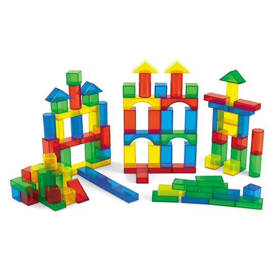 Teachables - Light & Colour Translucent Blocks - 100 Pieces