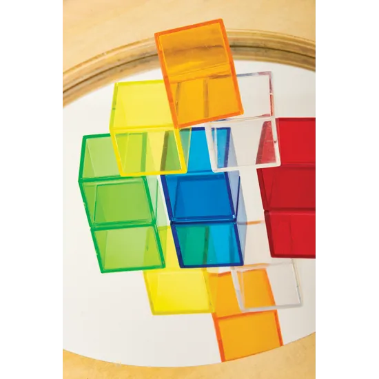 Teachables - Light & Colour Translucent Blocks - 100 Pieces - MTA Catalogue
