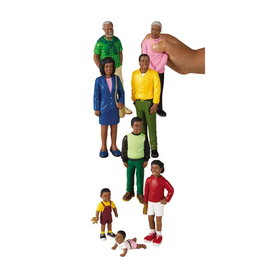 Lakeshore Learning Block Play People – African Family, Set of 8