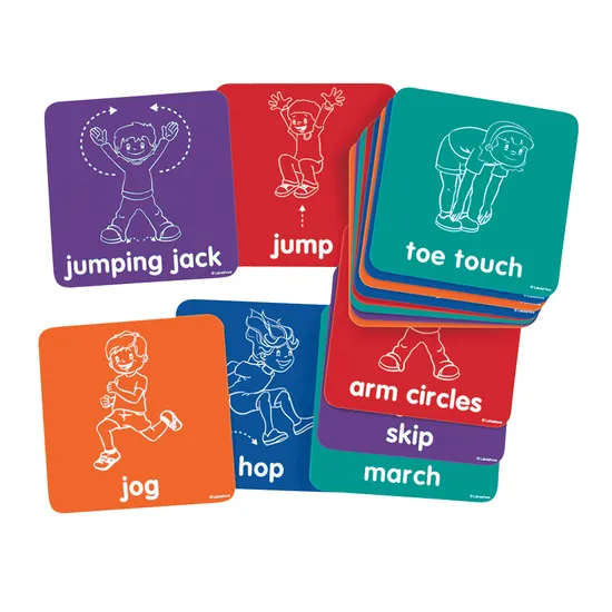 Let's Get Moving - Activity Mats 15 Pieces
