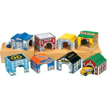 Lakeshore Learning Community Garages - Set of 8