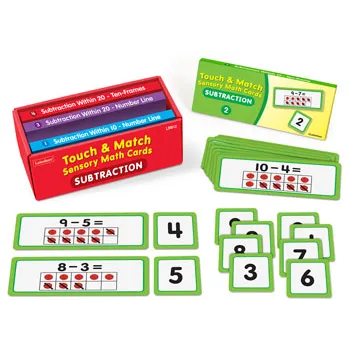 Lakeshore Learning Touch & Match Sensory Subtraction Cards