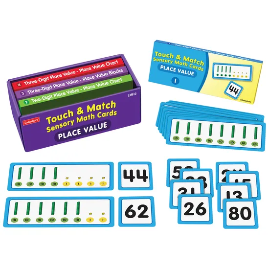 Lakeshore Learning Touch & Match Sensory Place Value Cards - MTA Catalogue