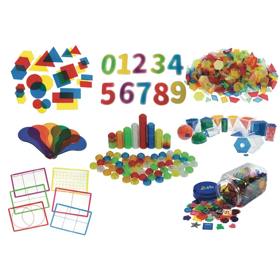 Exploring Shape and Colour - Translucent Maths Set
