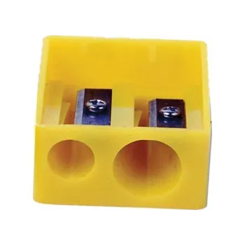 Plastic Sharpener Double Hole - Pack of 20