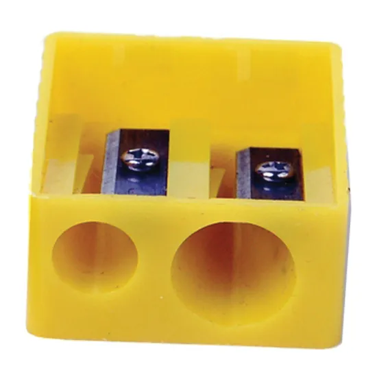 Plastic Sharpener Double Hole - Pack of 20