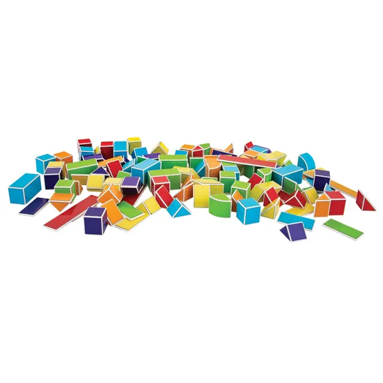 Magnetic Geometric Blocks - 112 pieces - MTA Catalogue