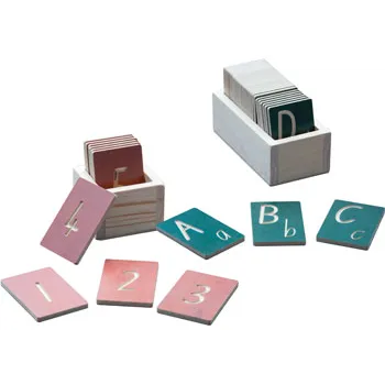 Wooden Numbers & Letters Tracing Set