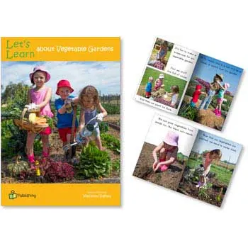 Let's Learn about Vegetable Gardens Big Book