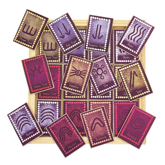Aboriginal Art Symbols Memory Game - MTA Catalogue