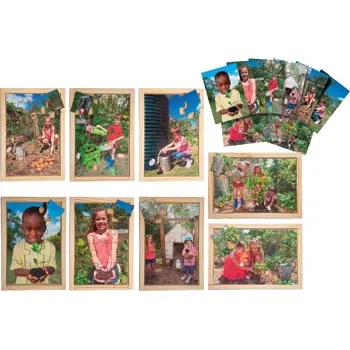 Sustainable Living Poster Puzzle Set of 8