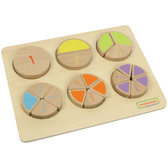 Masterkidz Fraction Learning Puzzle - 21 Pieces