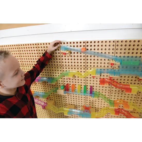 Masterkidz STEM Wall Kinetic Ball Trax 120 Pc