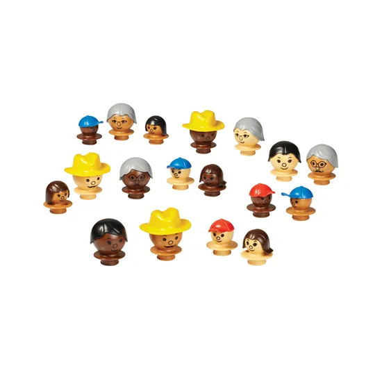 Mobilo Multicultural People - Set of 18
