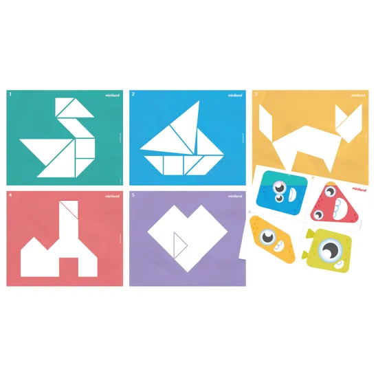 Translucent Tangram – Geometry Puzzle Set