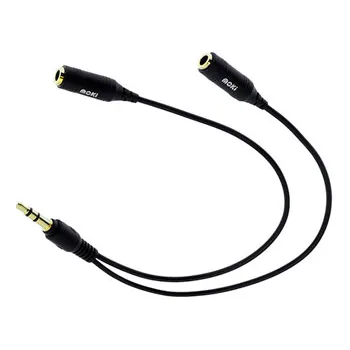 Headphone Splitter Cable - 15cm Cable