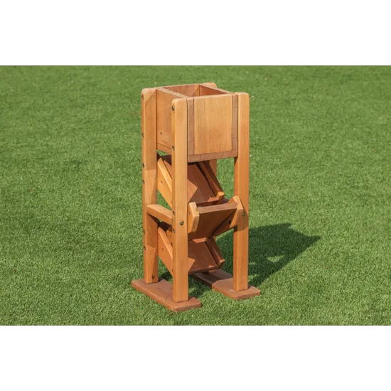 Outdoor Wooden Ramp Stand