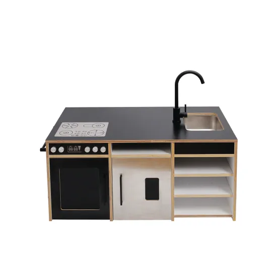 MTA Kitchen & Laundry Play Station - Black